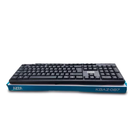 AZZA KEYBOARD 104 KEYS/USB SILENT BLACK COLOR